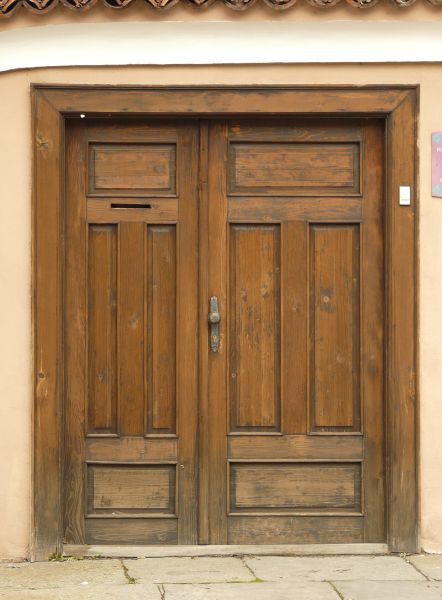 brown wooden door texture 0115 - Texturelib